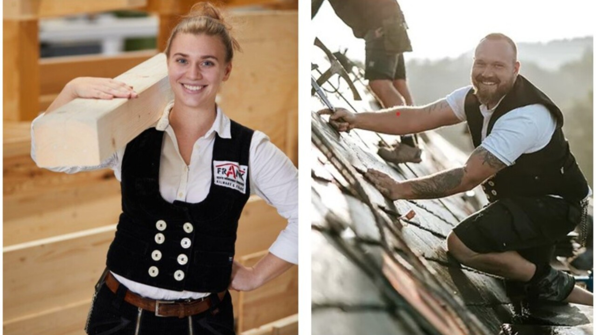 Theresa Damm und Dominik Nöcker sind die Gesichter der DACH+HOLZ ...